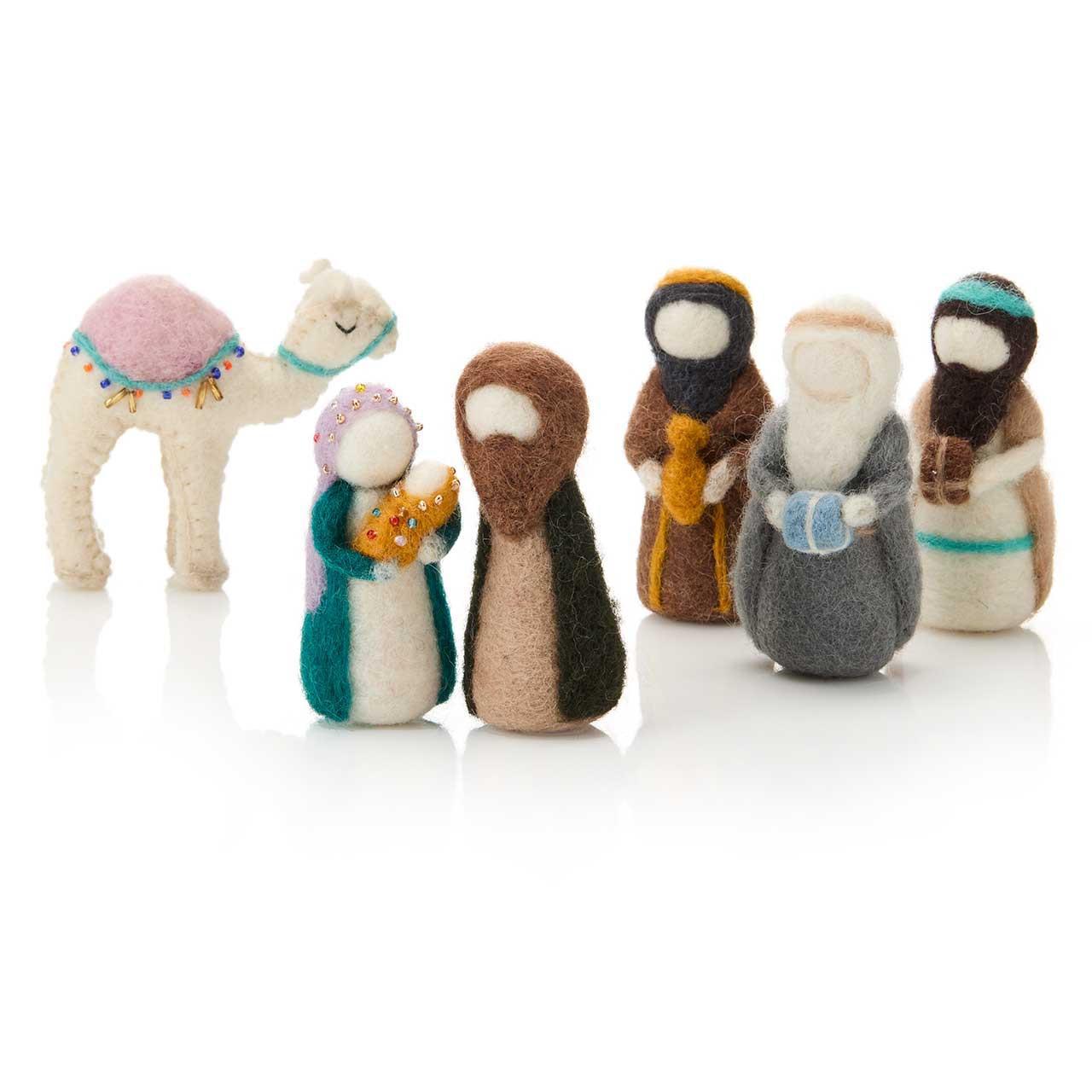 Felted Nativity – The Work Of Our Hands